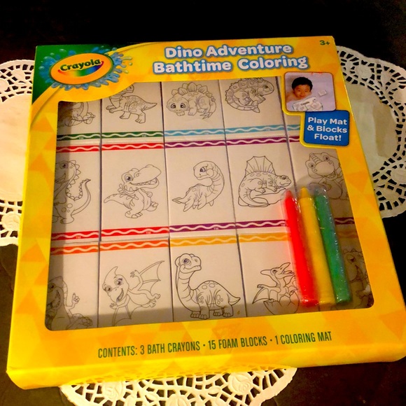 Toys | Crayola Dinosaur Adventure Bath Time Crayons Set | Poshmark